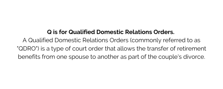 5 Things to Know about QDROs - Megan Dell